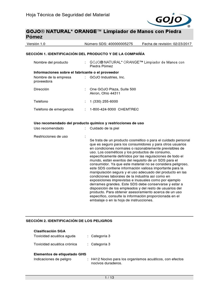 Gojo | PDF | Ciencias fisicas | Química
