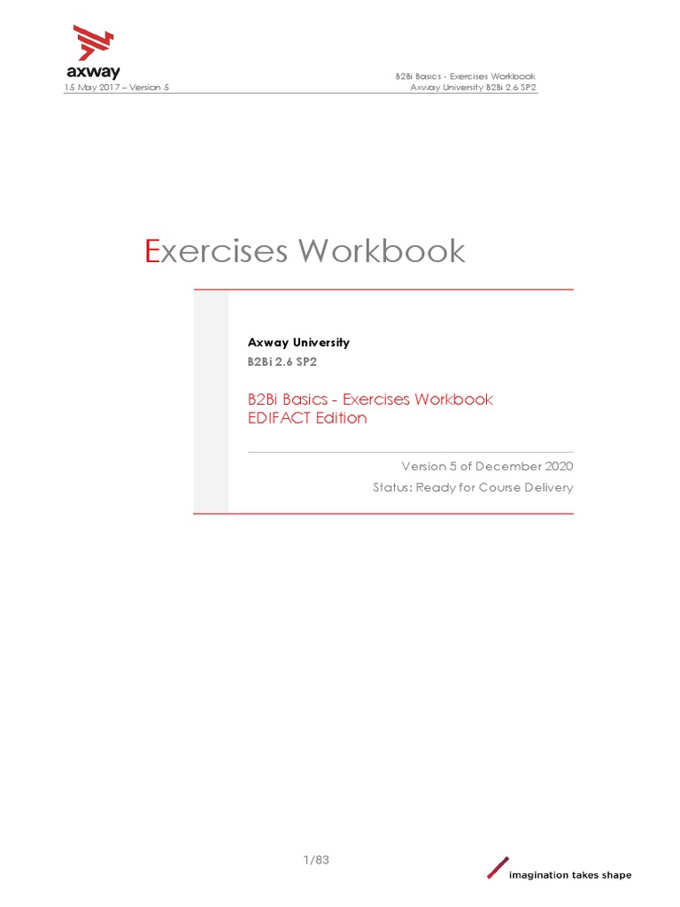B2Bi Basics - Exercises Workbook - EDIFACTv1.5 | PDF | Electronic Data ...