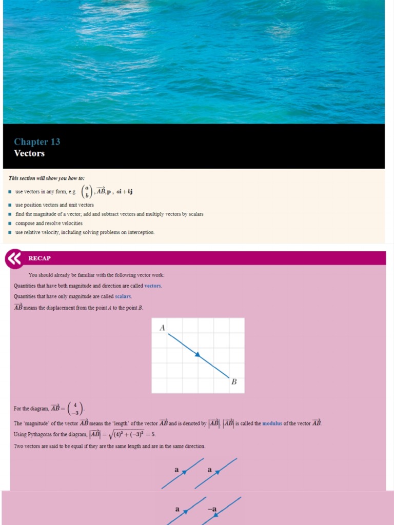 13 Vectors | PDF