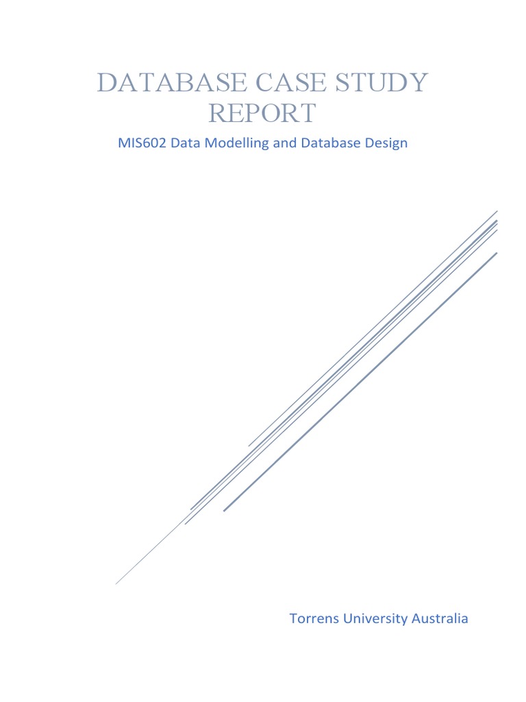 Database Case Study Report | PDF | Laptop | Relational Model