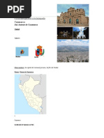Provincias y Distritos Depártamento Cajamarca | PDF