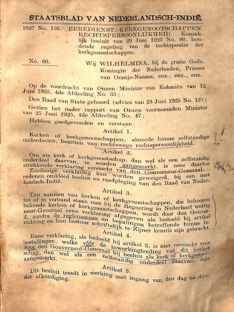 Staatsblad 156 Tahun 1927 | PDF
