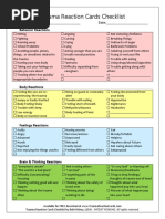 SORC Model Example: Organism Situation Thoughts Feelings Reaction ...