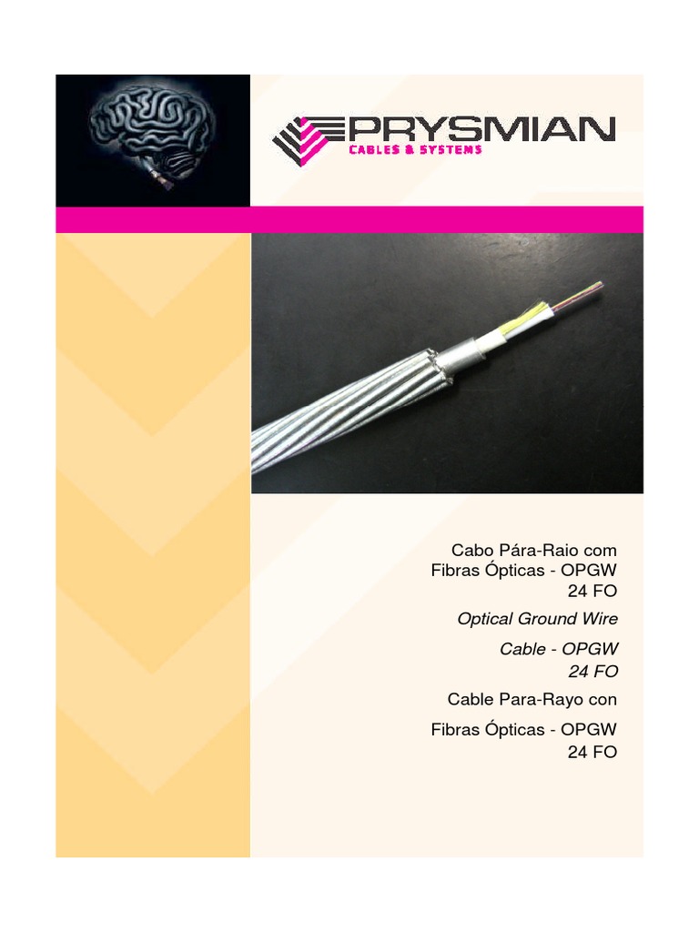 Opgw 24fo | PDF | Eletricidade | Eletromagnetismo