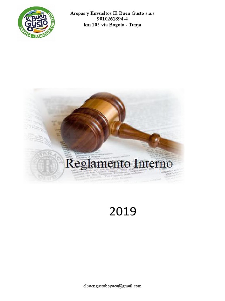 Reglamento Final 2019 Ebg | PDF | Salario | Tiempo de trabajo