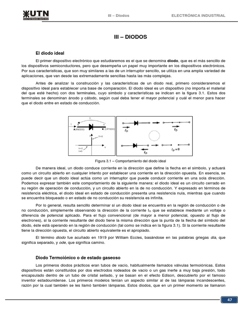 Introducción a Diodos en Electrónica | PDF | Diodo | Tubo vacío