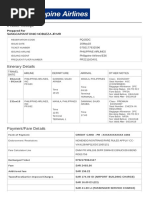 Electronic Ticket Receipt, November 03 For MR ARAYA GEBRESLASSIE BERHE ...