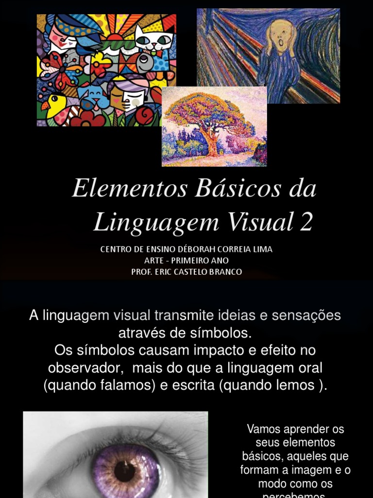 Elementos Básicos da Linguagem Visual | PDF | Cor | Linha (Geometria)