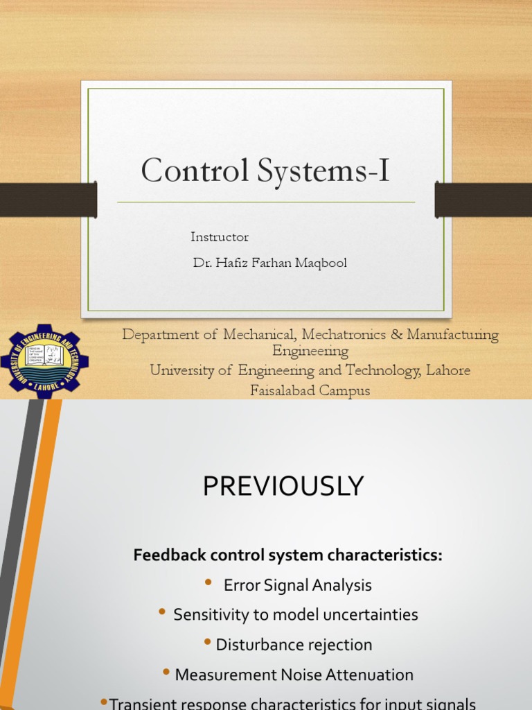 Week 4 | PDF | Control Theory | Damping