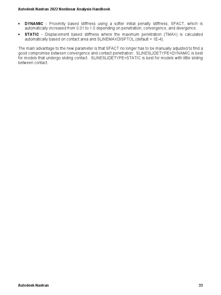 Autodesk Nastran 2022 Nonlinear Analysis Guide | PDF | Teaching Methods & Materials | Technology ...