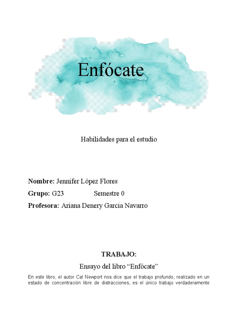 Habilidades para El Estudio | PDF | Cognición