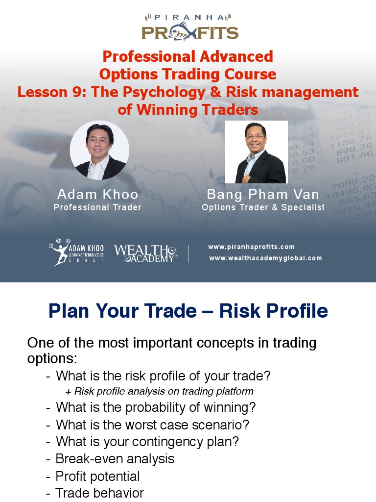 Psychology & Risk Management in Trading | PDF | Diversification ...