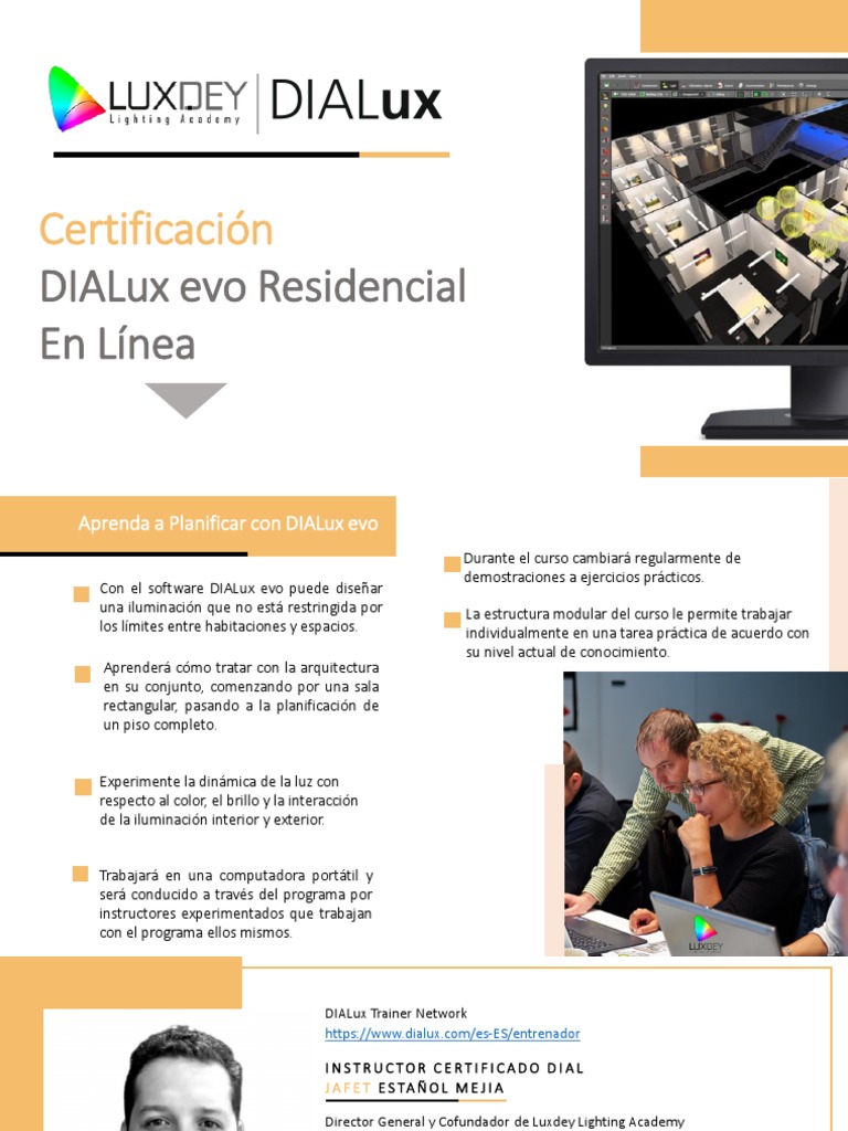 Cert. DIALux Evo Residencial en Línea 10 Hrs - Perú | PDF | Software | America latina