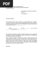 Carta con Anexos: Ejemplo Práctico | PDF