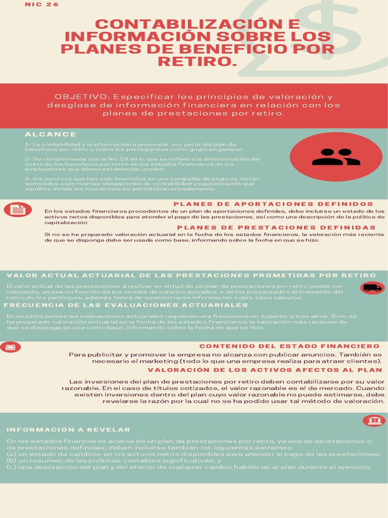 Nic 26 Contabilizacion e Informacion Sobre Los Planes de Beneficio Por ...