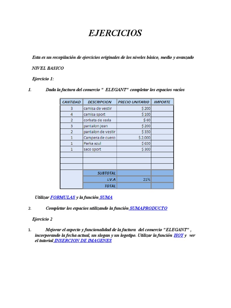 Tutorial Excel | PDF | Microsoft Excel | Matriz (Matemáticas)