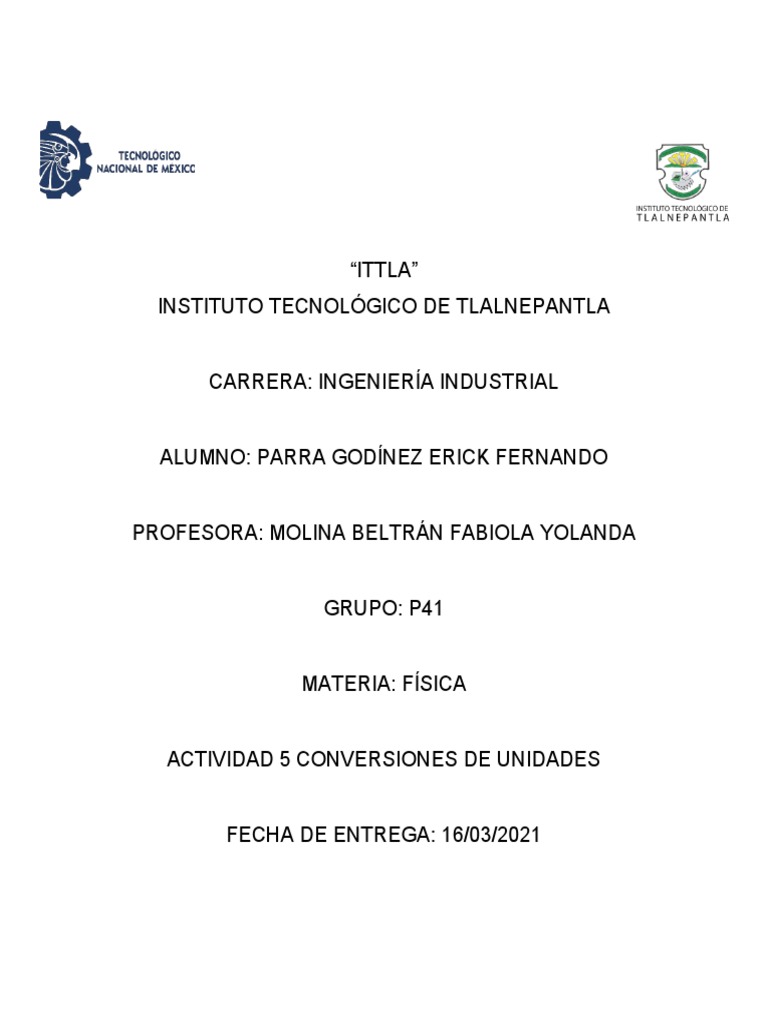 "Ittla" Instituto Tecnológico de Tlalnepantla | PDF