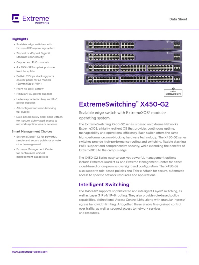 x450 g2 Data Sheet | PDF | Computer Network | Networking Standards