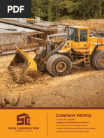 Small Construction Company Profile | PDF | Project Management | Procurement