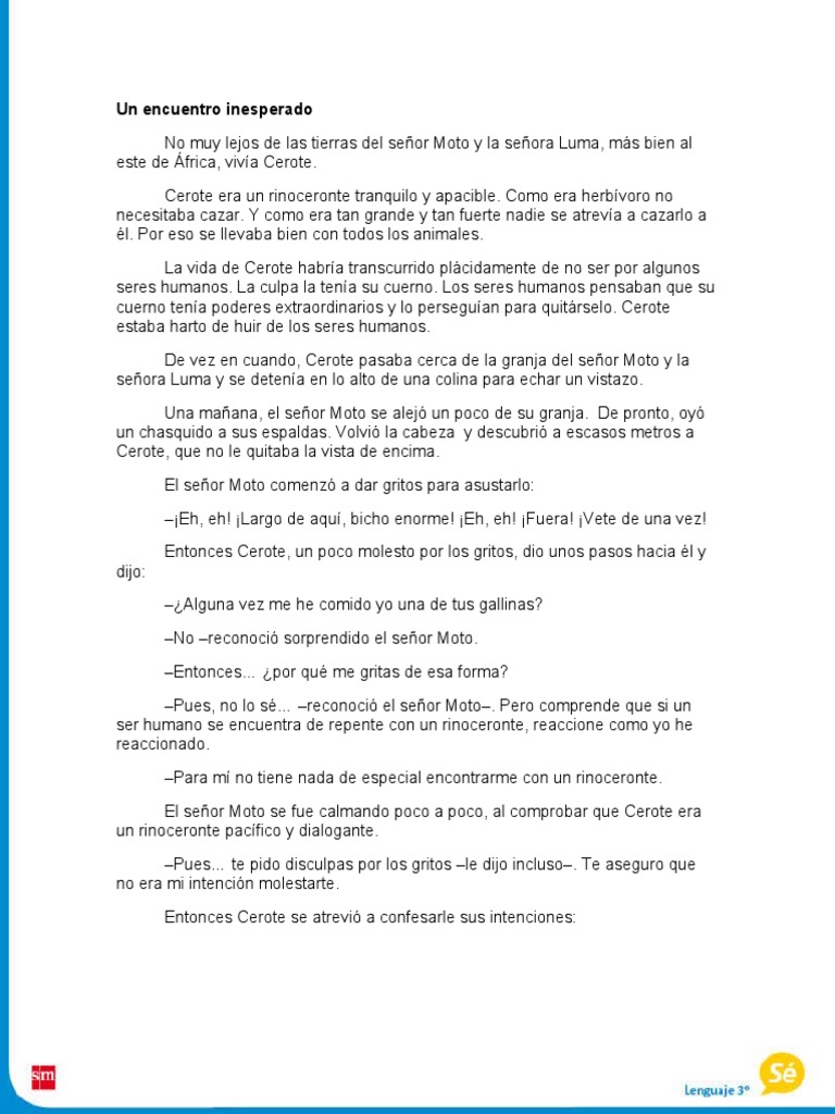 Un Encuentro Inesperado | PDF