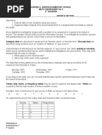 Class 4 Data Handling Worksheet | PDF