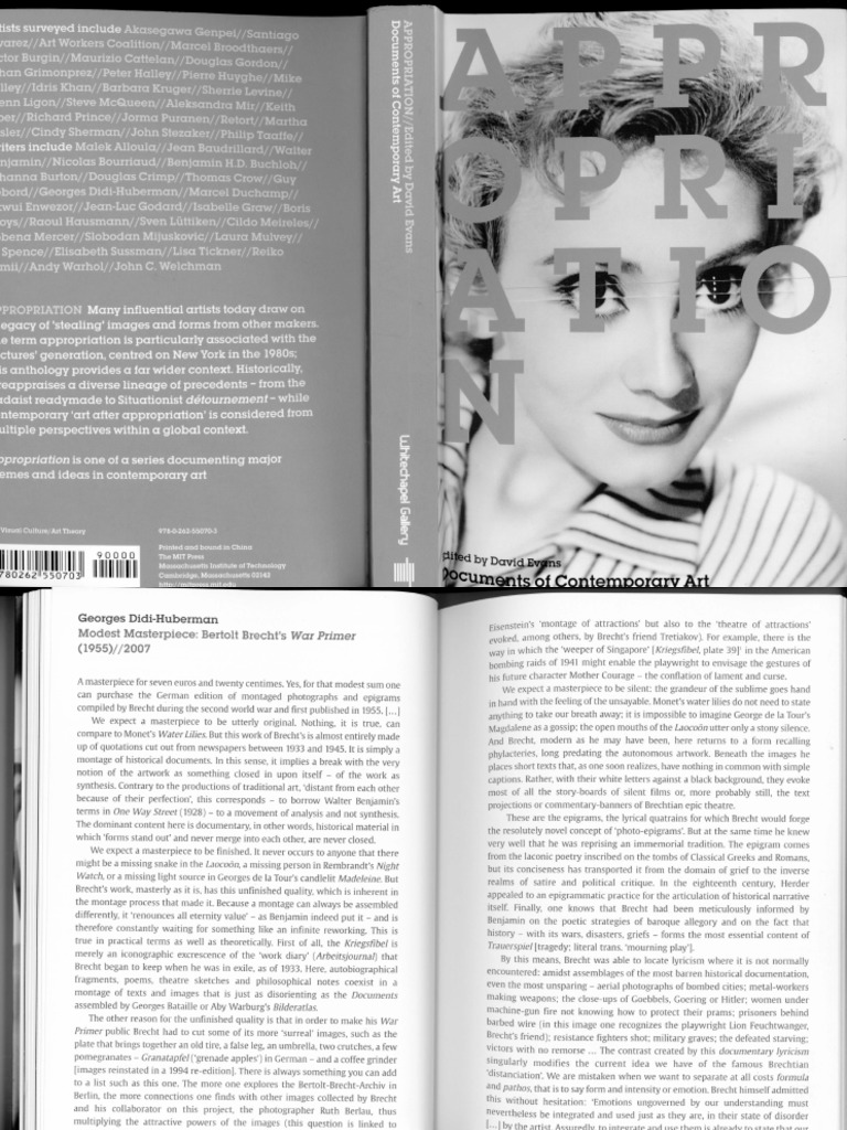 Appropriation, Documents of Contemporary Art | PDF