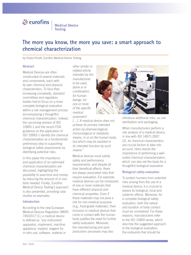 9417 MDT Smart Approach To Chemical Characterization - Web | PDF ...