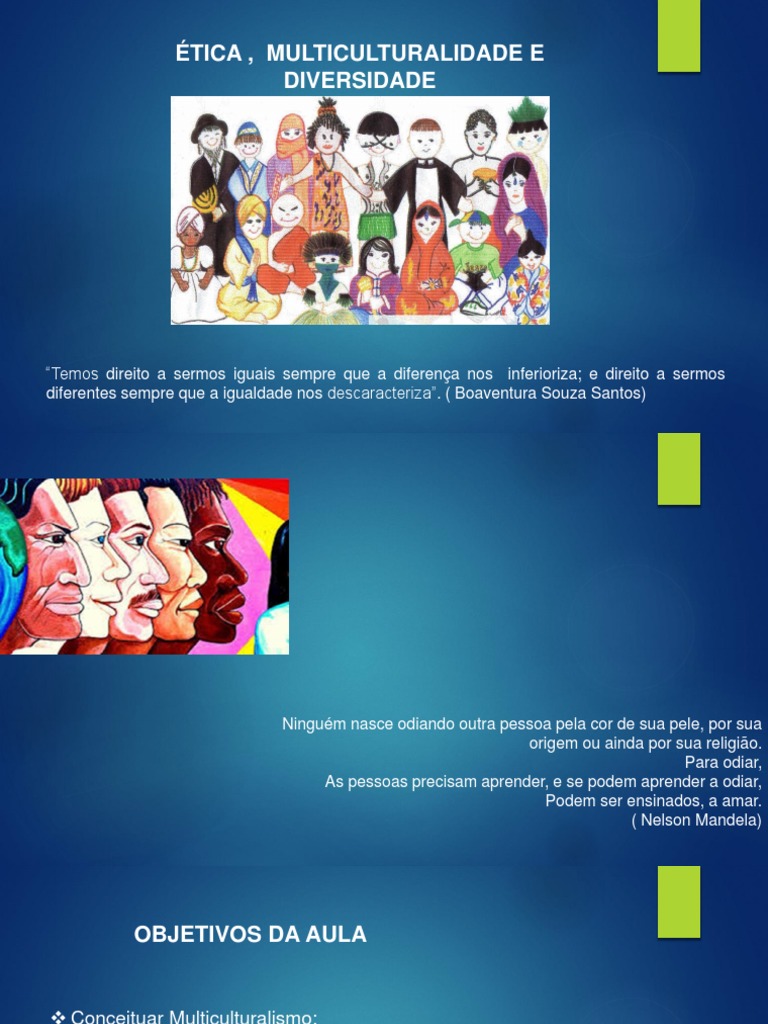 Aula 2 - Etica, Multiculturalidade e A Diversidade | PDF ...
