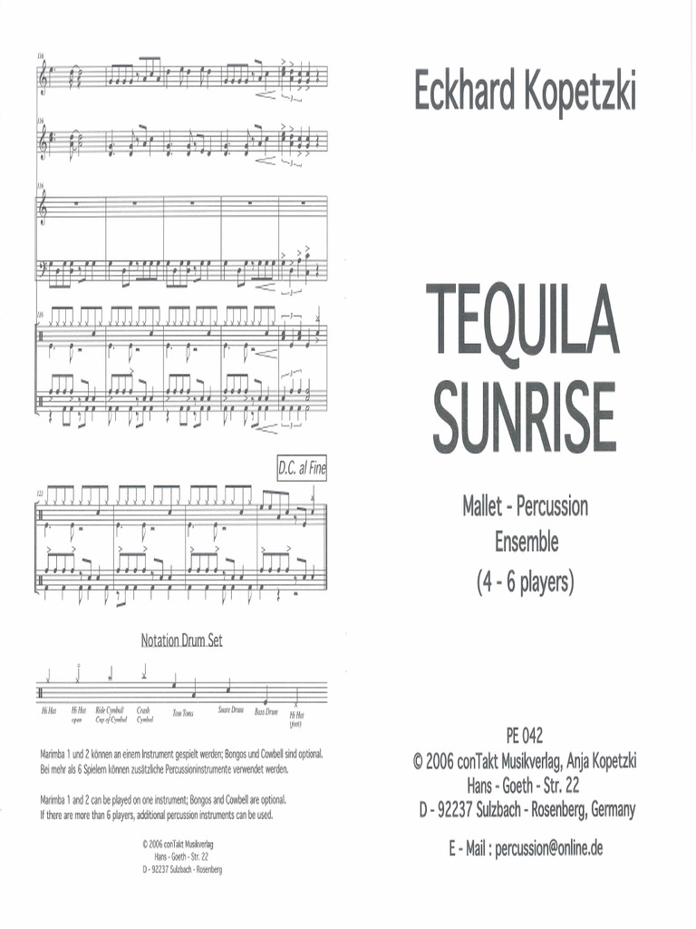 Tequila Sunrise | PDF