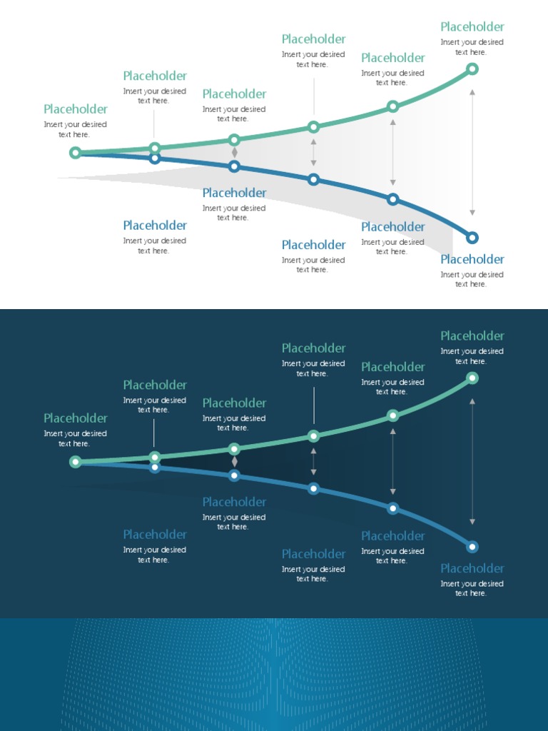 01 Two Opposite Curves Powerpoint Template Horizontal | PDF