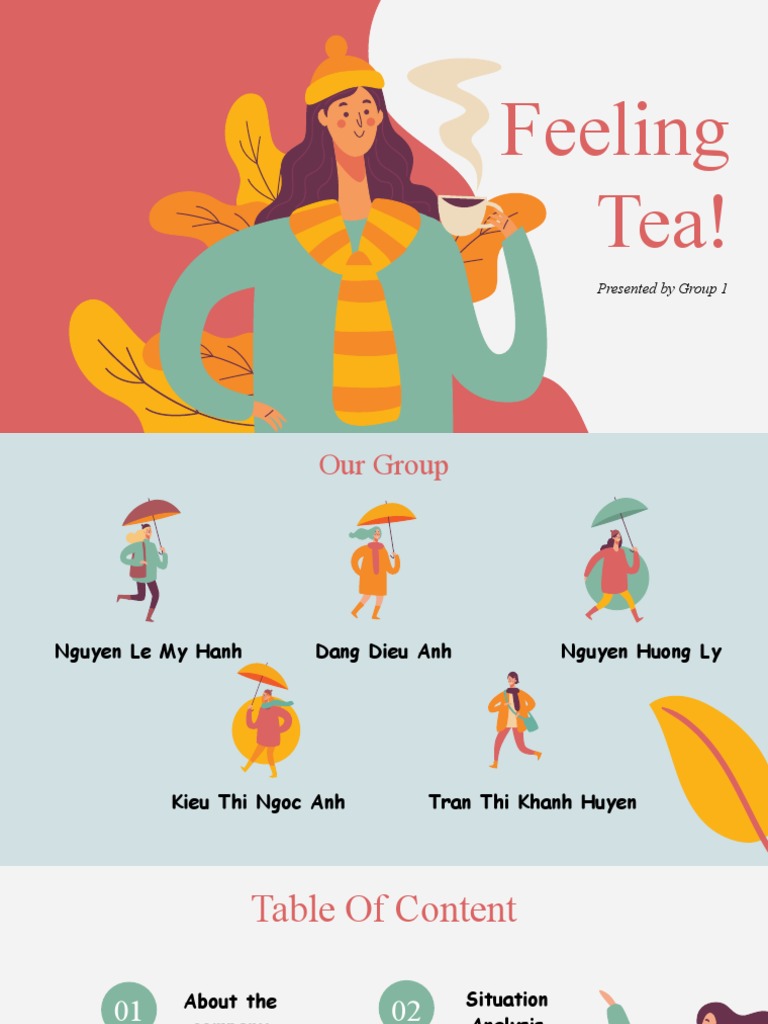 Feeling Tea!: Presented by Group 1 | PDF | Brand | Marketing