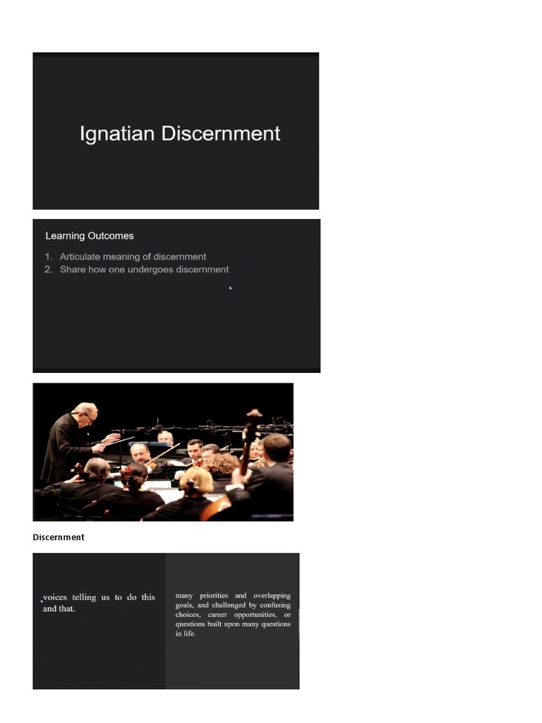 Ignatian Discernment | PDF