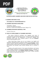 DepEd Format of A Project Proposal For Innovation in Schools | PDF ...