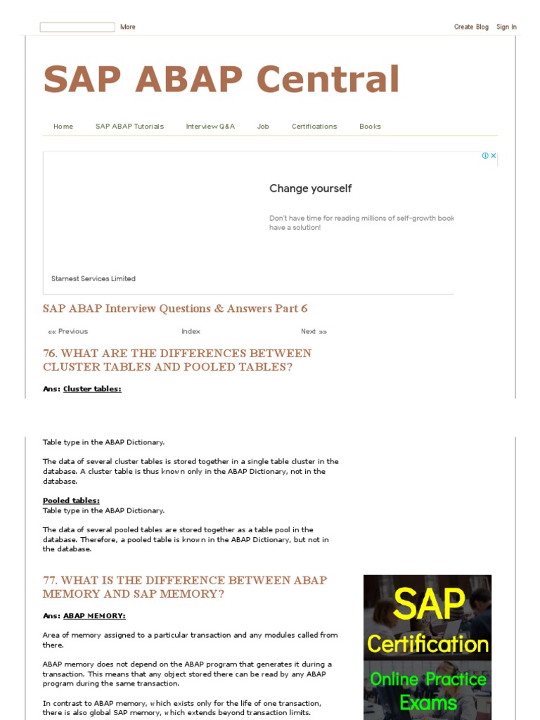Part 6 | PDF | Database Index | Subroutine