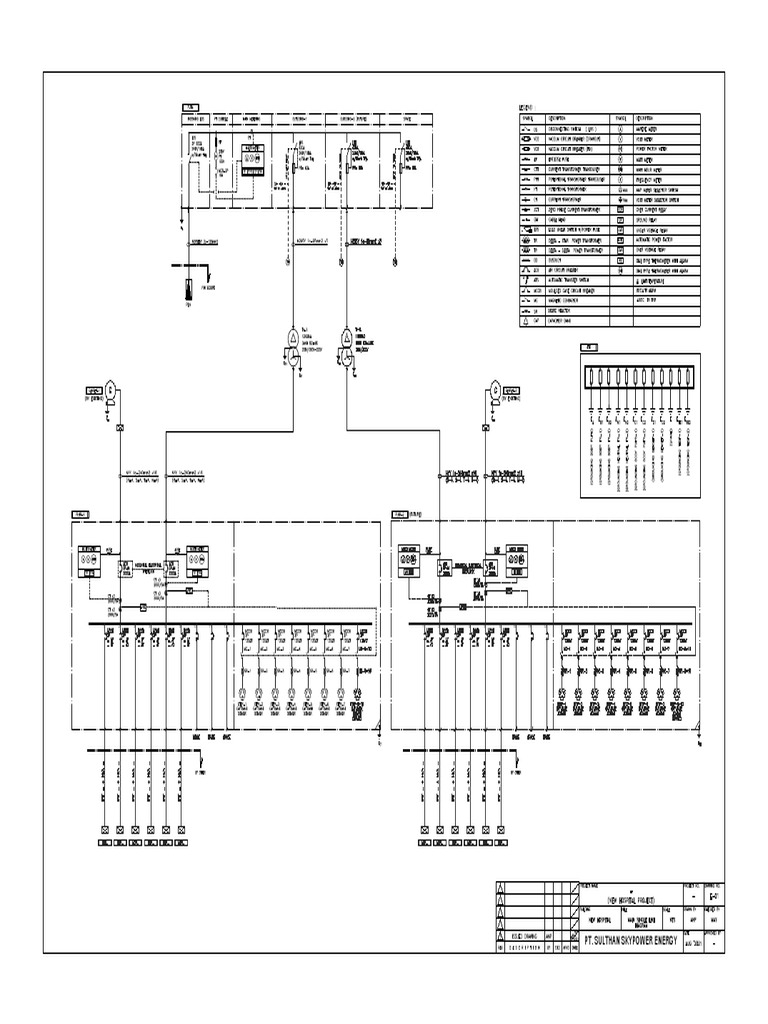 E-01 - Main Single Line Diagram | PDF