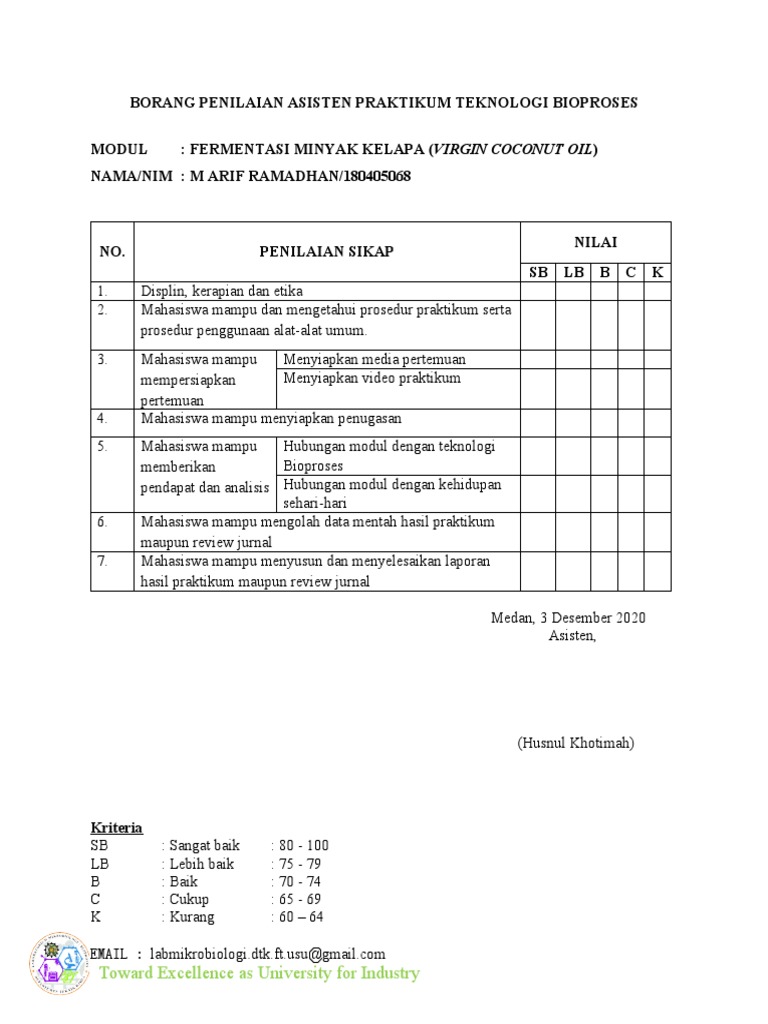 Borang Modul VCO | PDF