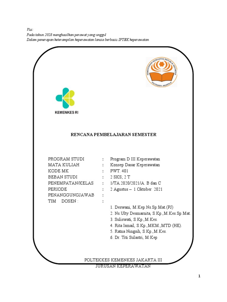 RPS KDK 1 - D3 - 2021 - 2022 | PDF