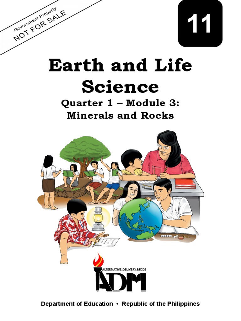 Earth and Life Science: Quarter 1 - Module 3: Minerals and Rocks | PDF ...