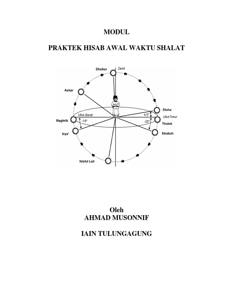 Modul Hisab Awal Waktu Solat | PDF