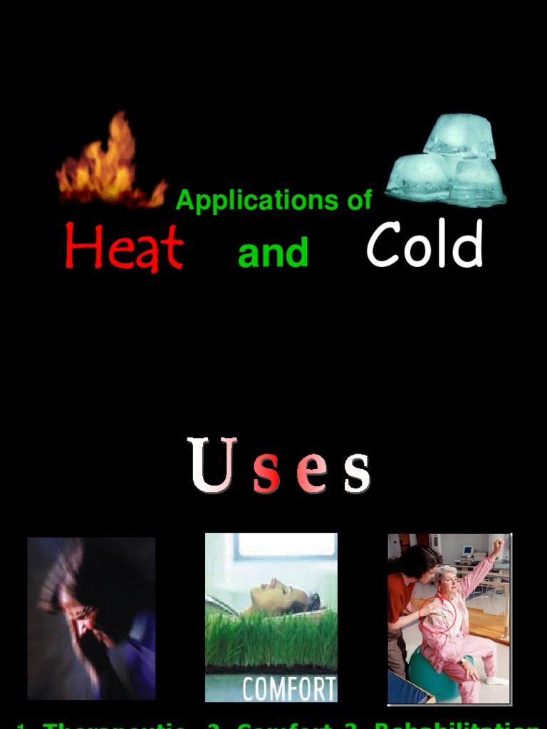 Application of Heat and Cold | PDF | Hypothermia | Water Heating