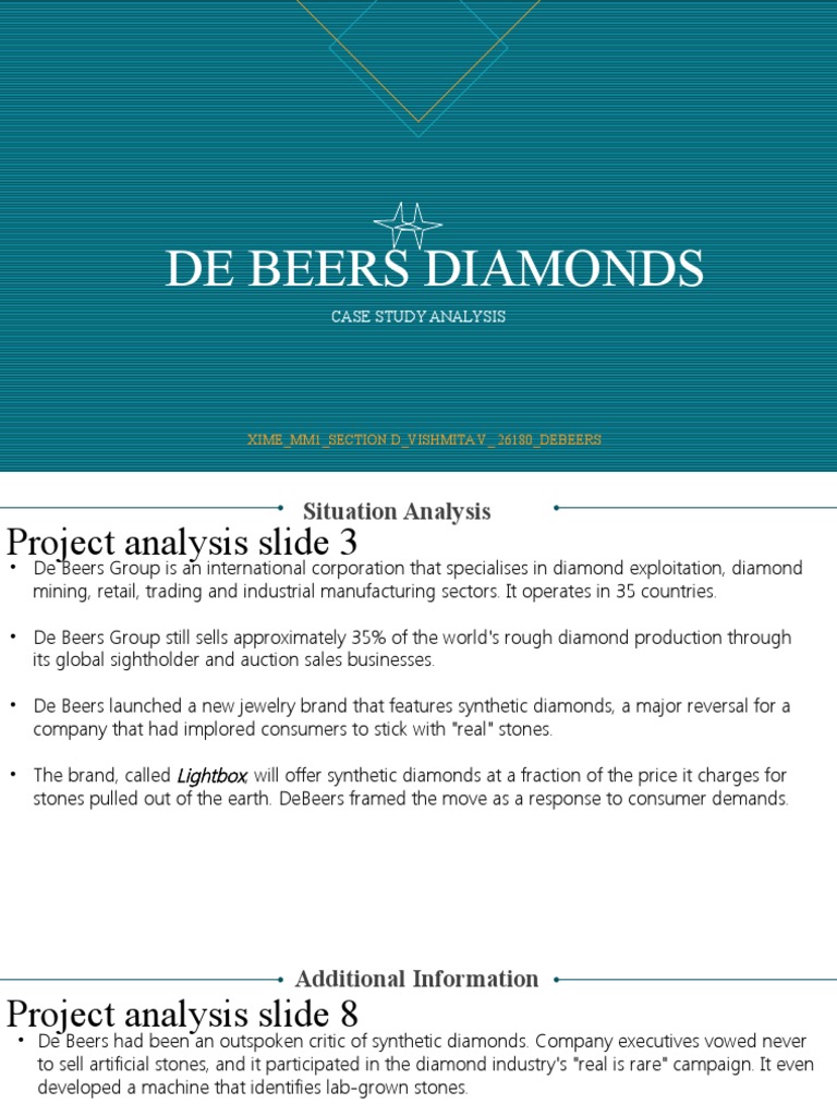 De Beers Diamonds: Case Study Analysis | PDF | Diamond | Economies