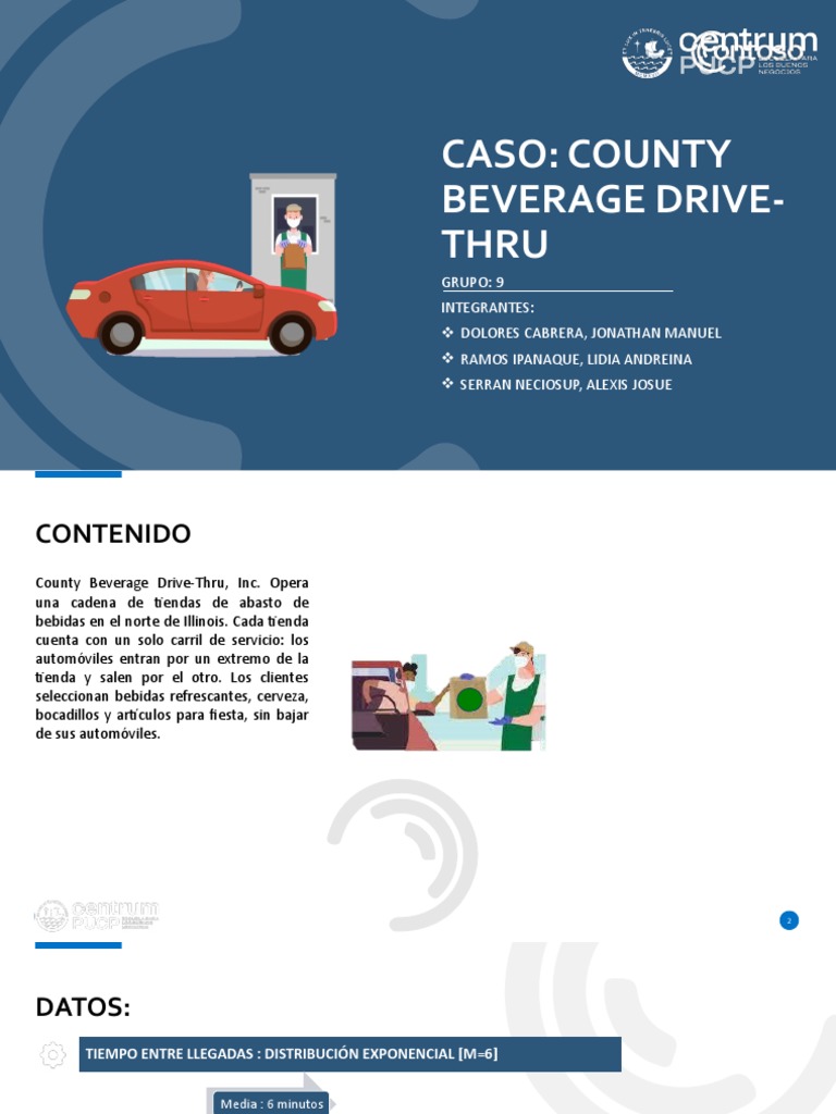 Análisis de County Beverage Drive-Thru | PDF