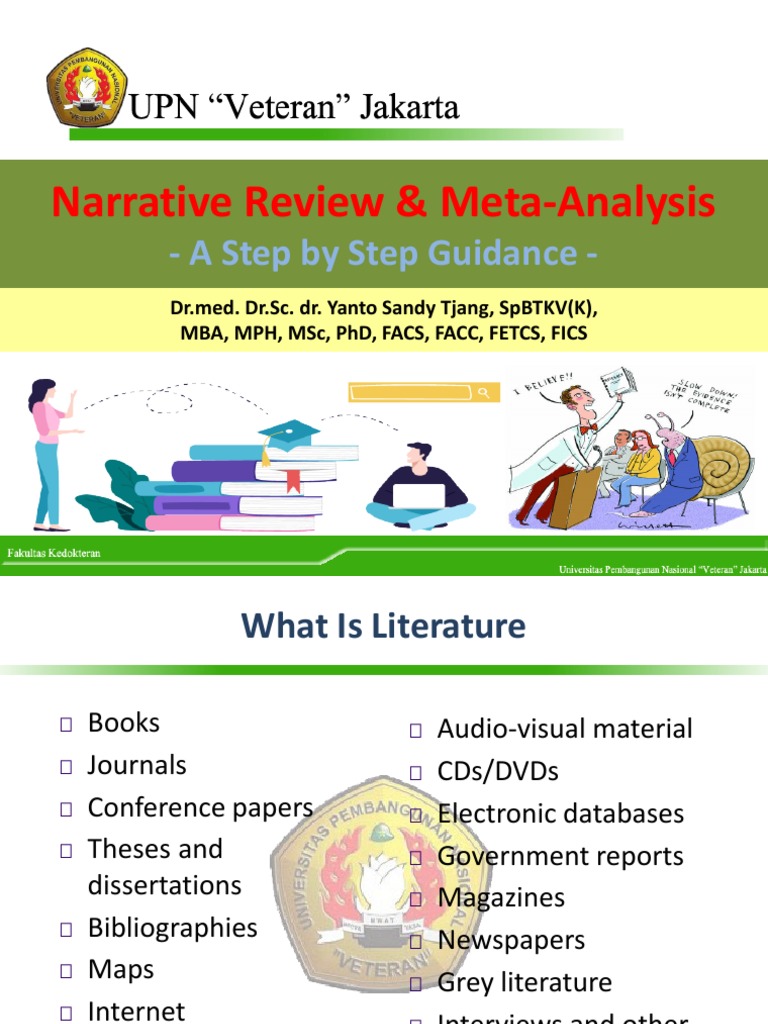 Narrative Review & Meta-Analysis - Lecture | PDF | Meta Analysis ...