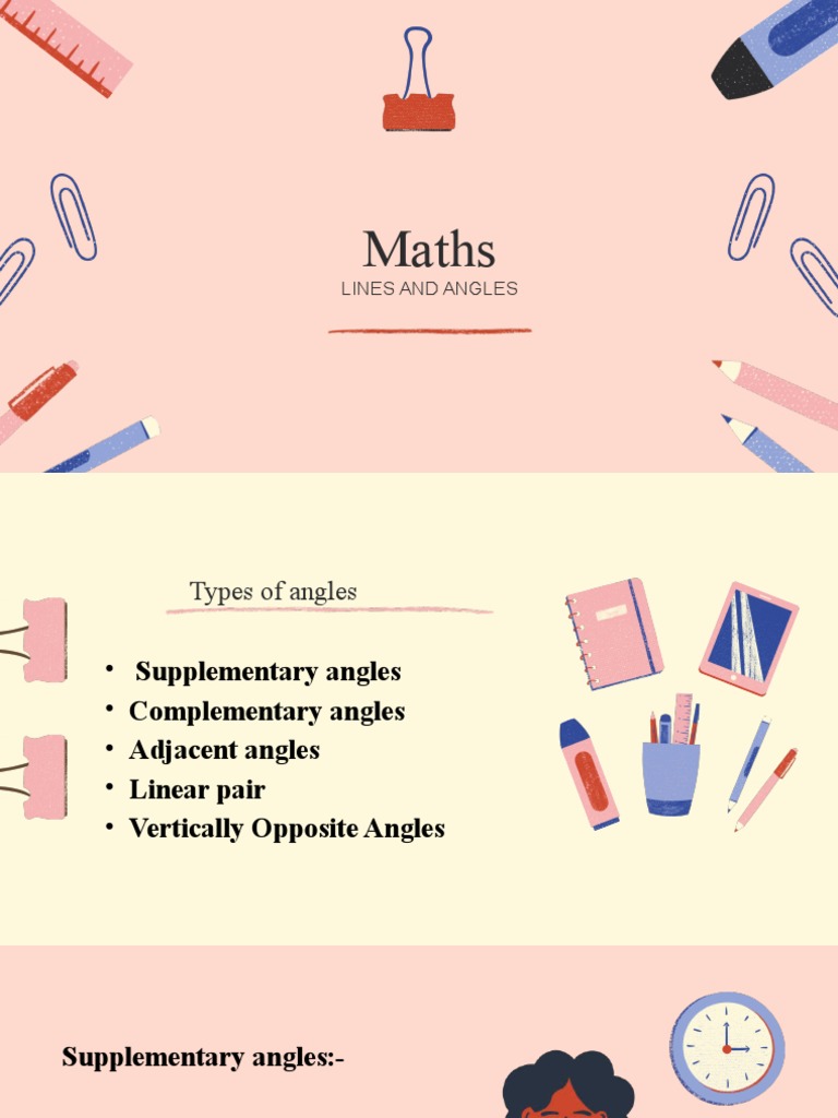 Maths: Lines and Angles | PDF | Angle | Geometry