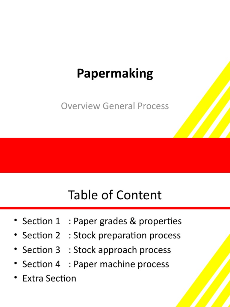 Papermaking Process Kuliah Tamu UISI | Download Free PDF | Pulp (Paper ...