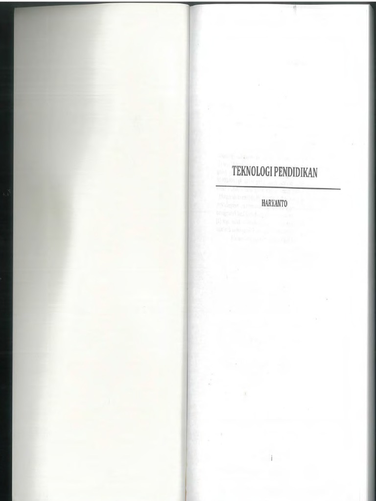 Buku Teknologi Pendidikan | PDF