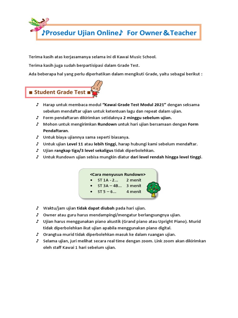 Panduan Ujian Online 2021 Untuk Owner Dan Guru | PDF