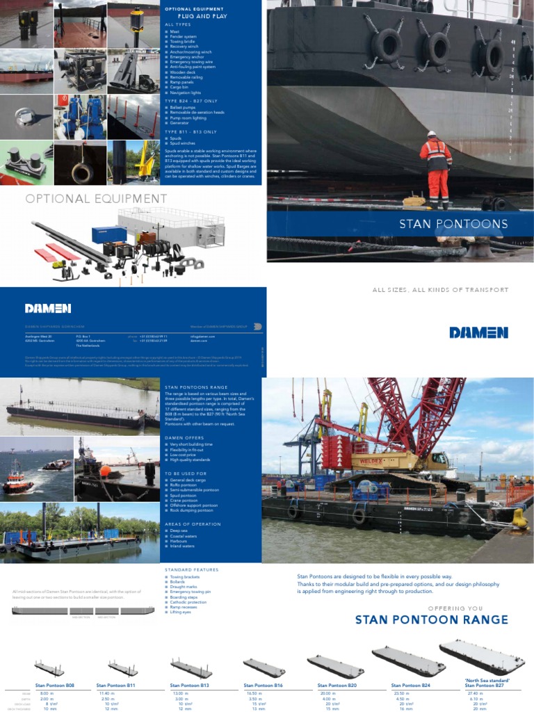 Optional Equipment: Stan Pontoons | PDF | Water Transport | Ships