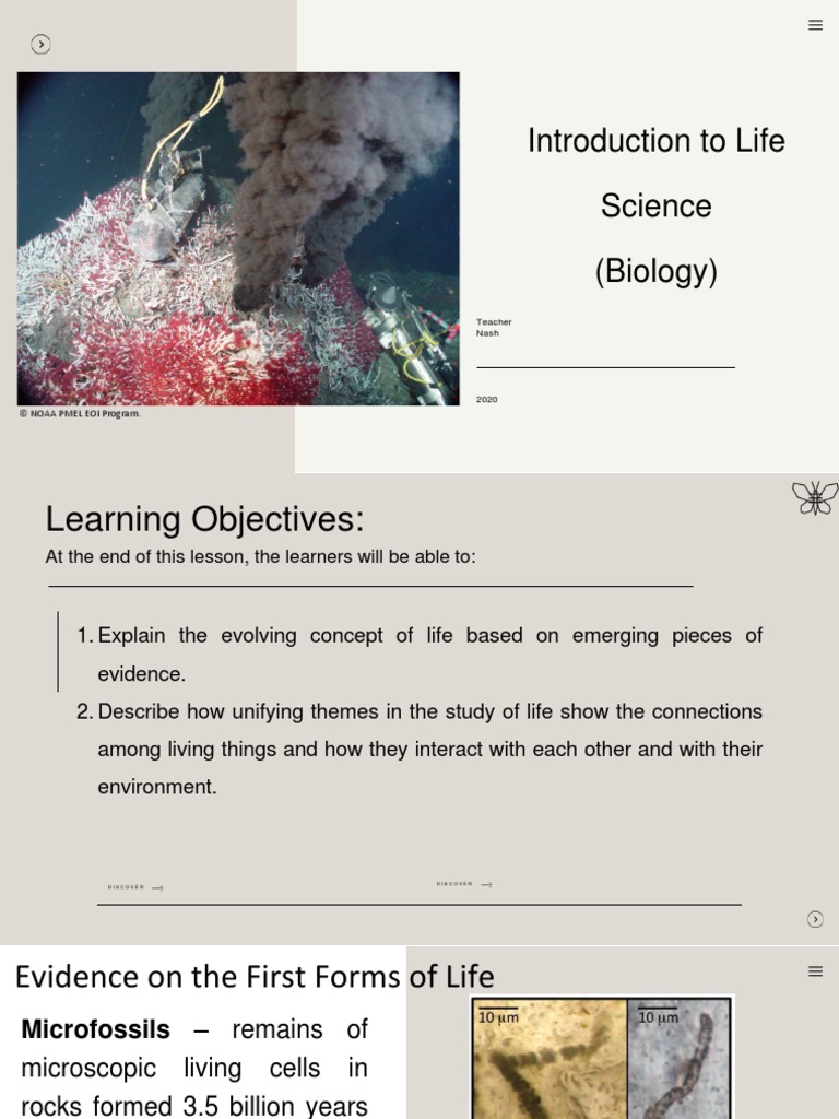 L6S1. Introduction To Life Science | PDF | Life | Organisms