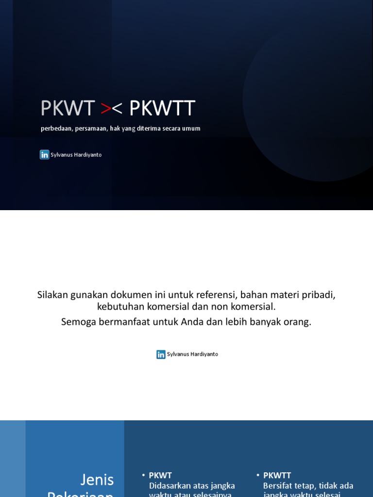 PKWT PKWTT | PDF